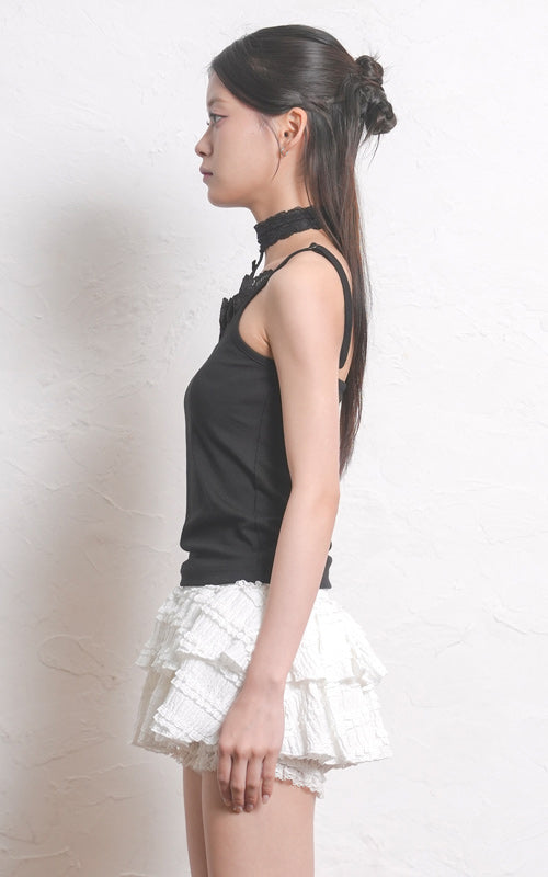 チョーカーリボン付きキャミソール – Fab Sick